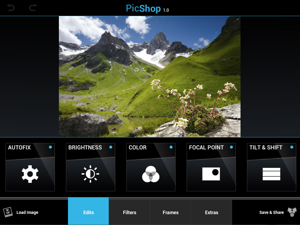 Apps do iPad: PicShop HD - Photo Editor