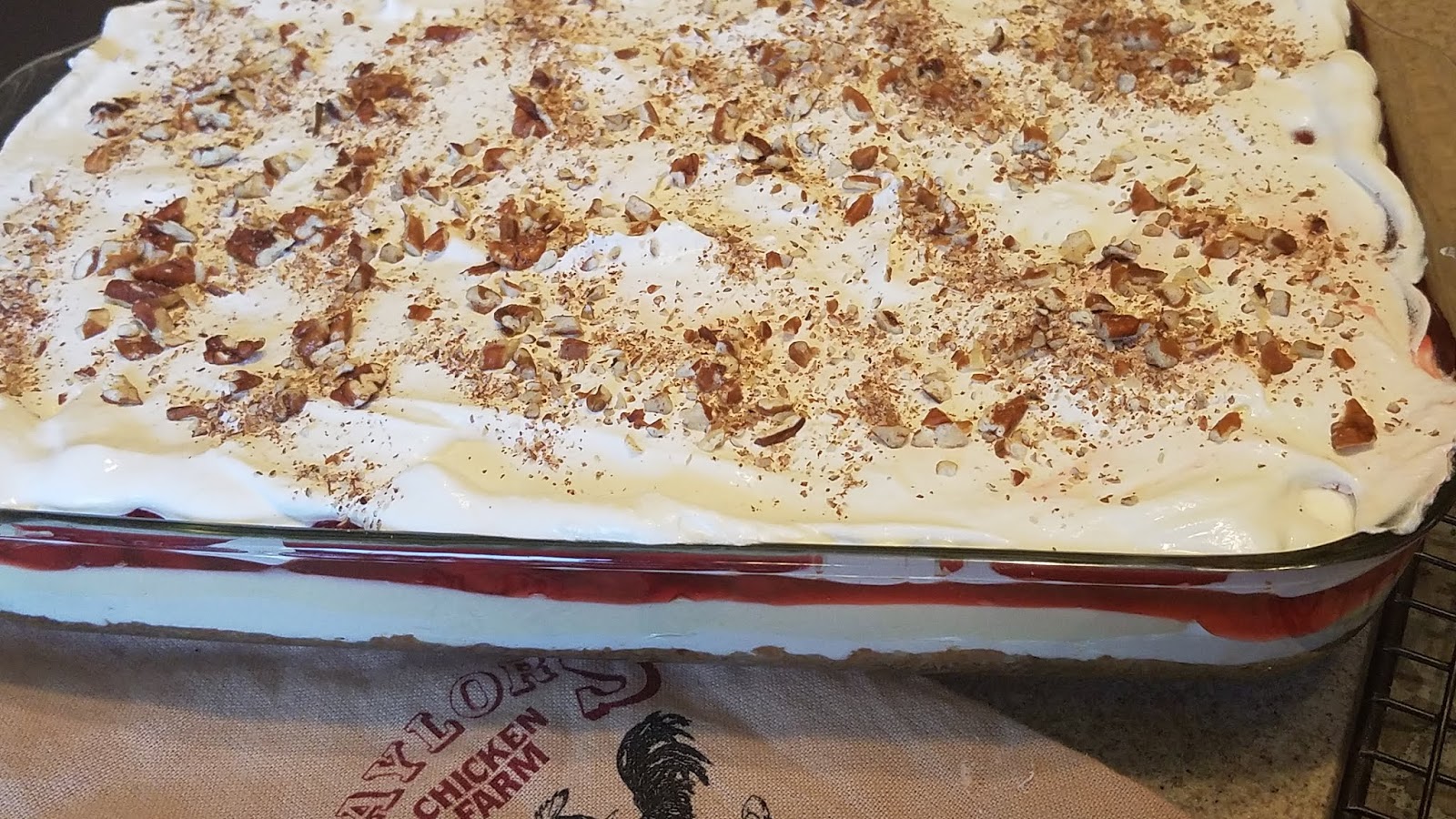 Lovin' Life At The End Of The Dirt Road: Cherry Cheesecake Lush Dessert