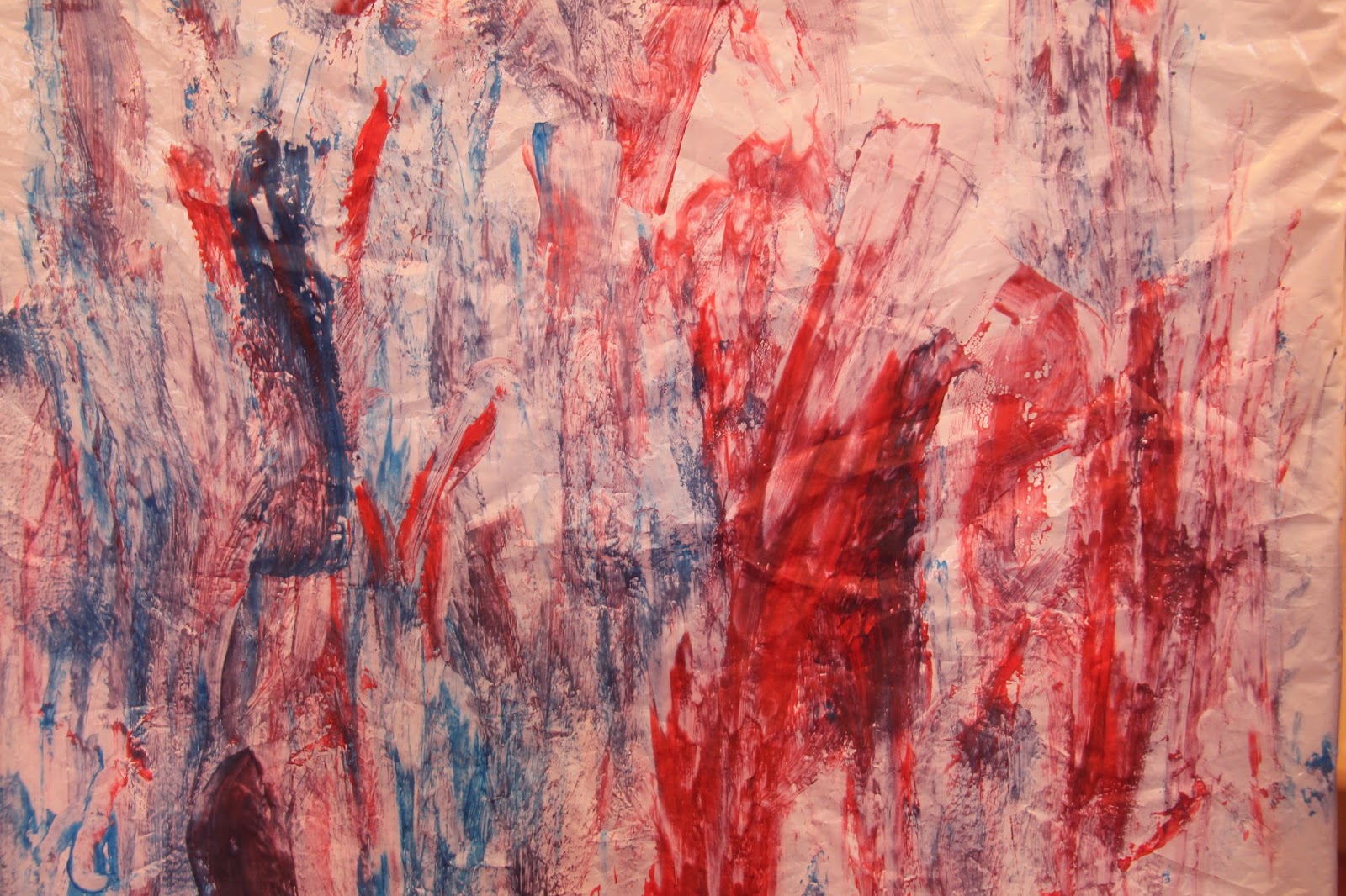 Kuhartnica: Slikanje za malčke: slikanje na navpično podlago