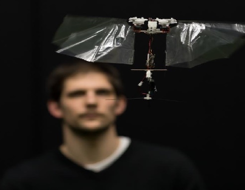 Un robot volant conçu pour simuler un vol rapide d'insectes