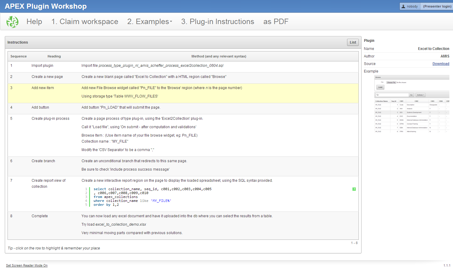 Grassroots Oracle: Spice up your APEX application with third party plug-ins