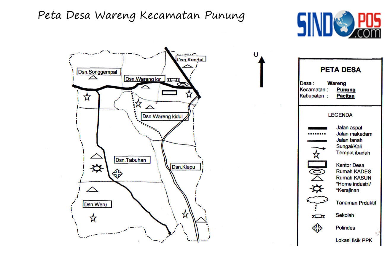 Contoh Profil Desa & Kelurahan, Desa Wareng Kecamatan Punung Kabupaten ...