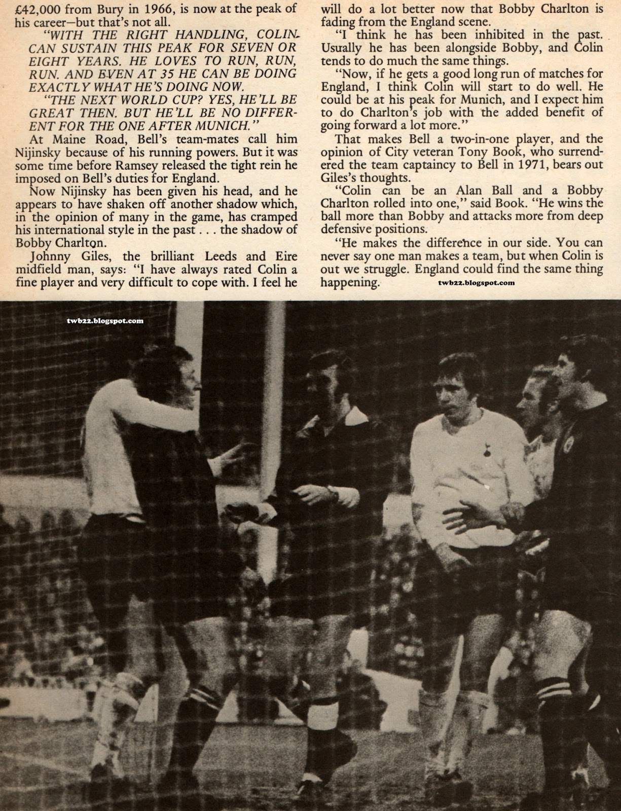 TWB22: Focus On : Soccer Legends Lee, Bell, Sommerbee