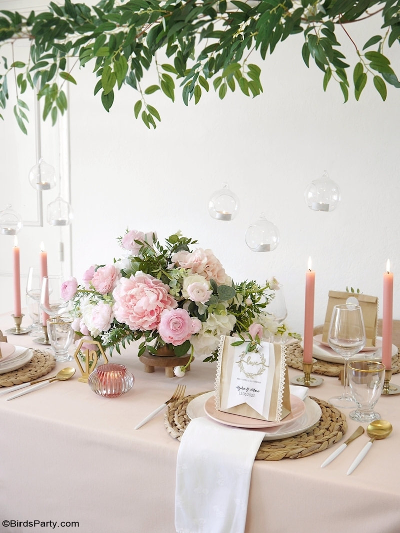 DIY Ideas for a Small Indoor Wedding - Party Ideas | Party Printables Blog