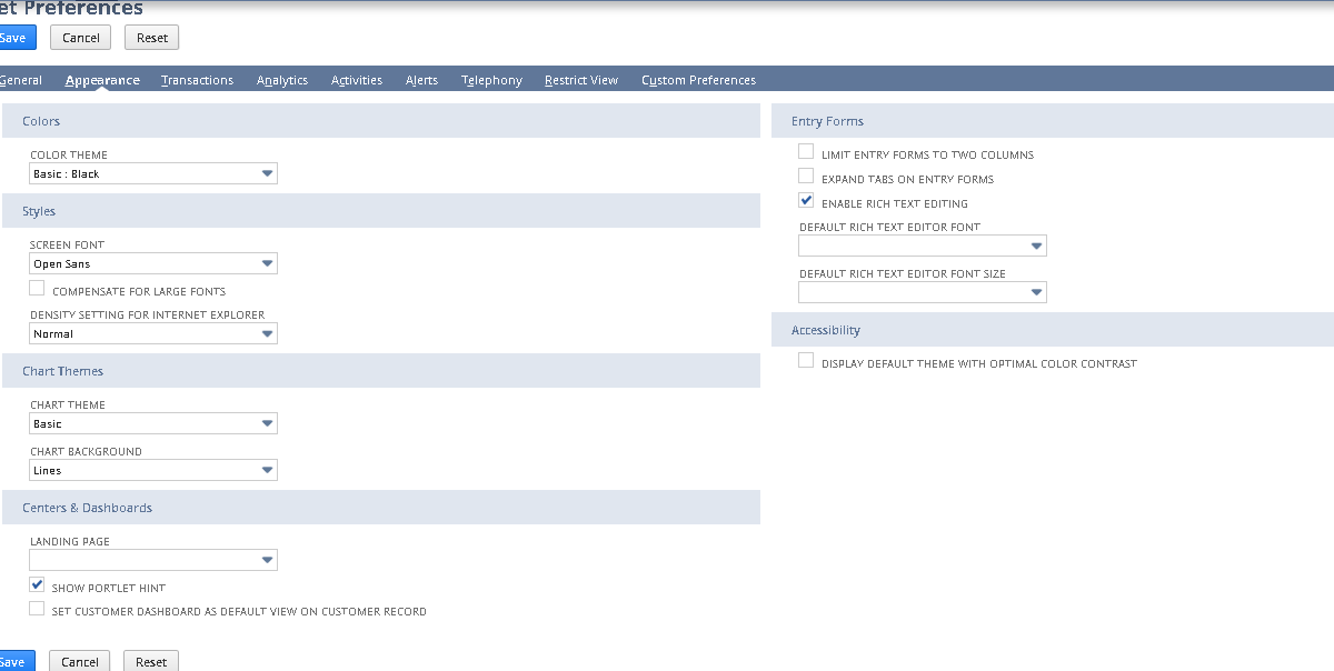 How to select Netsuite Landing Page - UI/UX