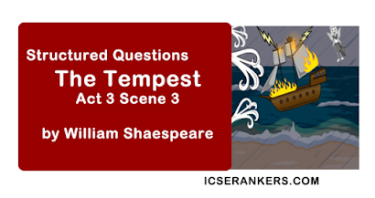 Questions Answers from The Tempest Act 3 Scene 3