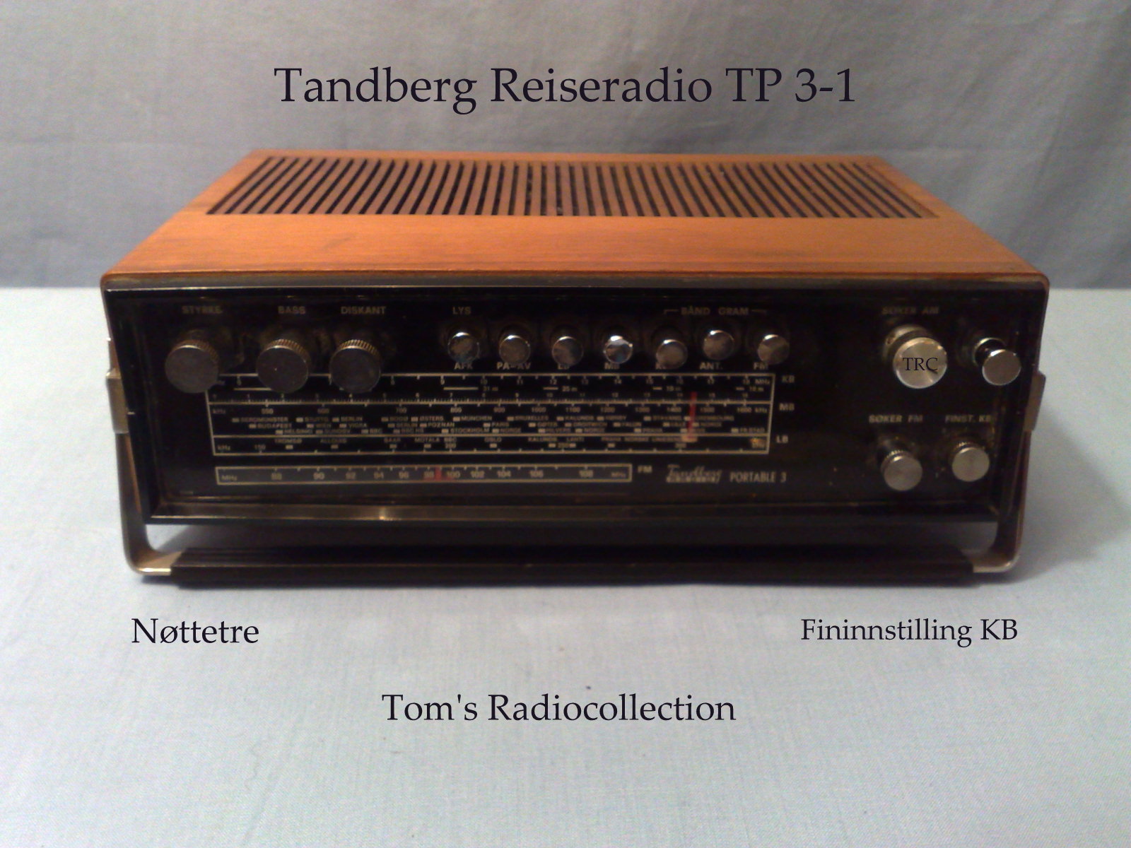 TOM's TECH TOYS: TANDBERG PORTABLE TTR
