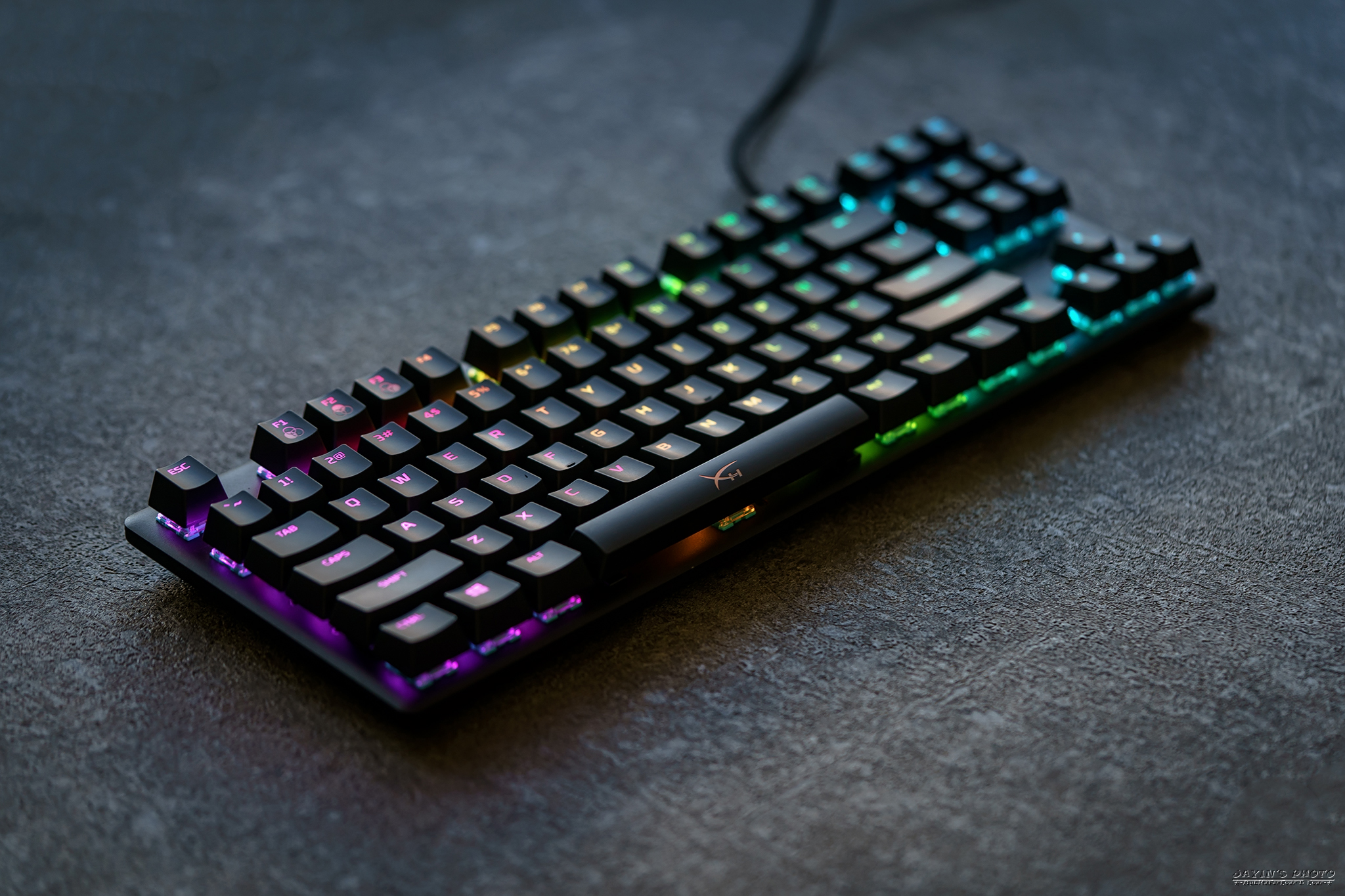 HyperX Alloy Origins Core 80%鋁合金機械鍵盤 (Aqua青綠軸) | MyLifeForEver