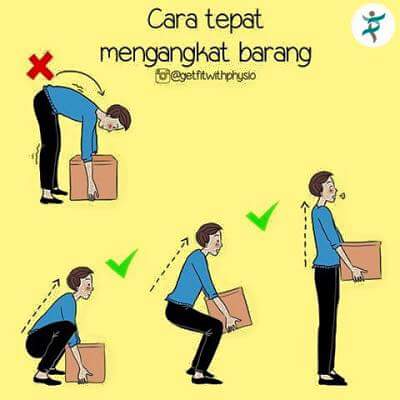 Cara Nak Angkat Barang Berat
