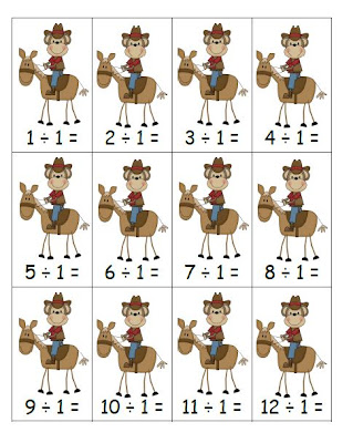 Go Monkey A Go Fish Game! The Easy Division Facts! - Fern Smith's ...