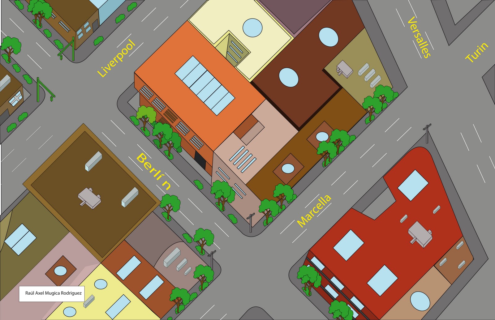 AX-Art "Dibujos": mapa vectorizado "Ilustrator"