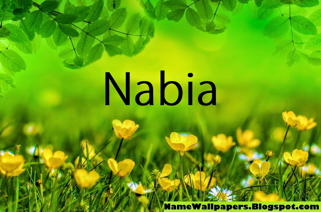 Nabia Name Wallpapers Nabia ~ Name Wallpaper Urdu Name Meaning Name ...