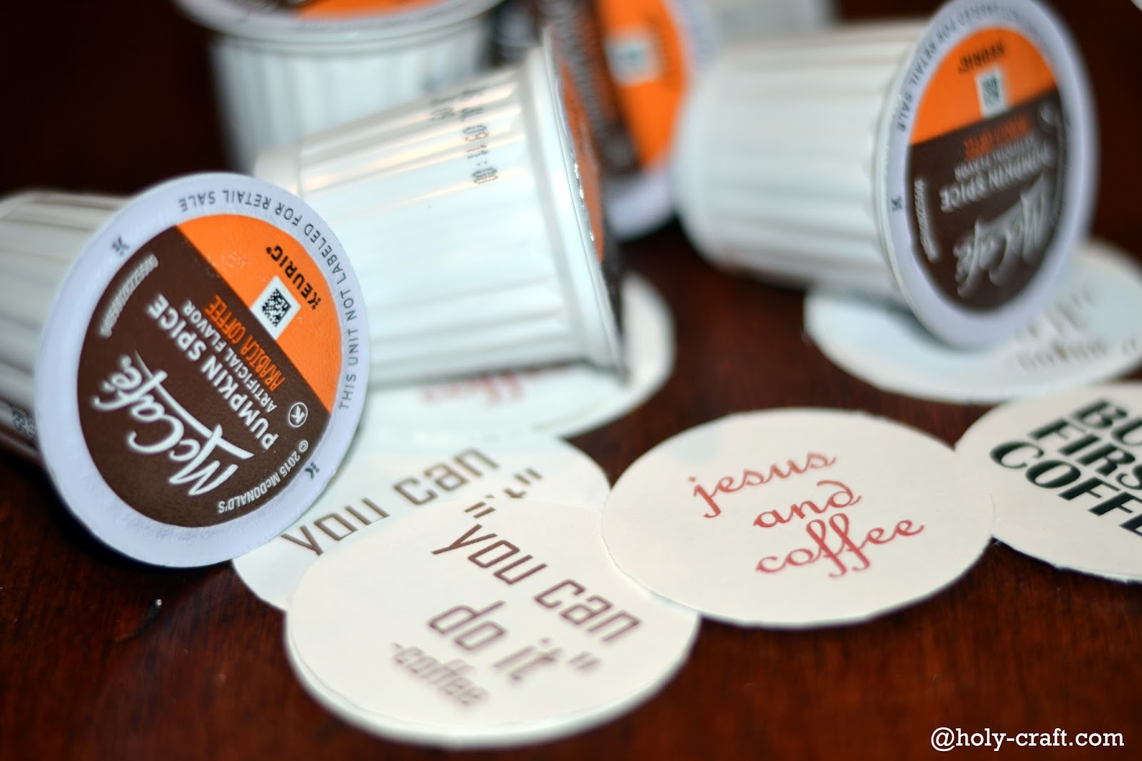 Free printable for your Keurig K cups