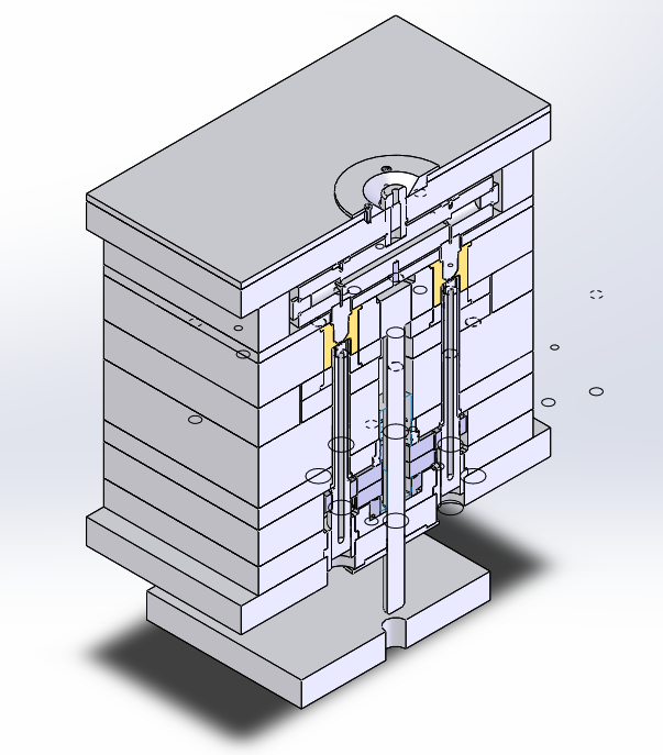 Proyectos y diseños: MOLDE DE INYECCIÓN DE PLÁSTICO (SOLIDWORKS)