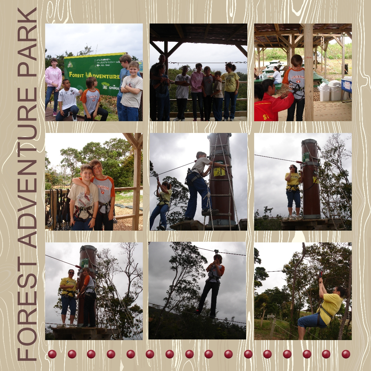 Wanna Be Creative: Forest Adventure Park Layout AND New Winner for Blog ...