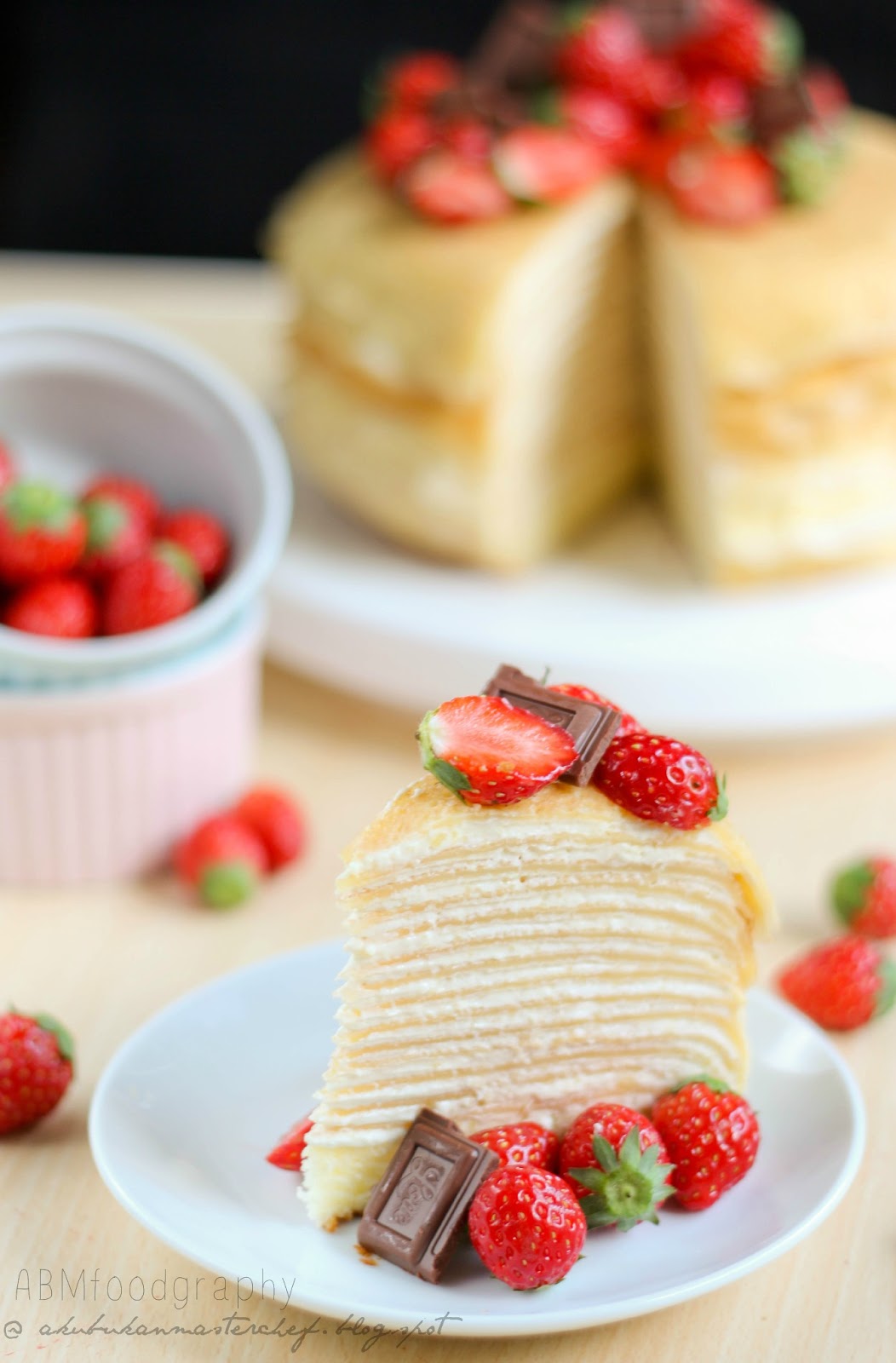 Resepi 254 : Millie Crepe with Vanilla Cream Custard - Kek Lempeng ...