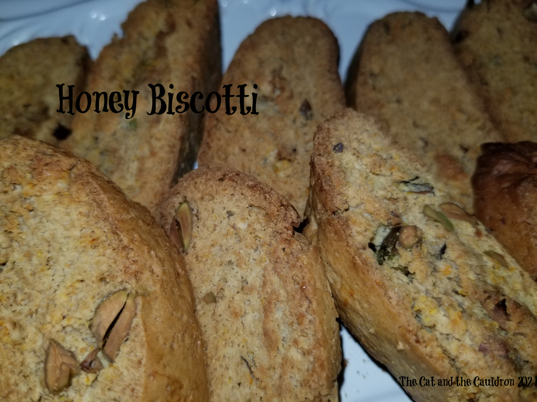 The Cat and the Cauldron: # 240 Honey Biscotti