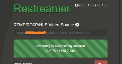 NestBoxTech: Restreamer: Live stream an IP camera the easy way