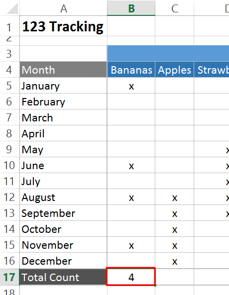 Easy 2 Excel: Formula Friday - COUNTA (Count non-blank cells)