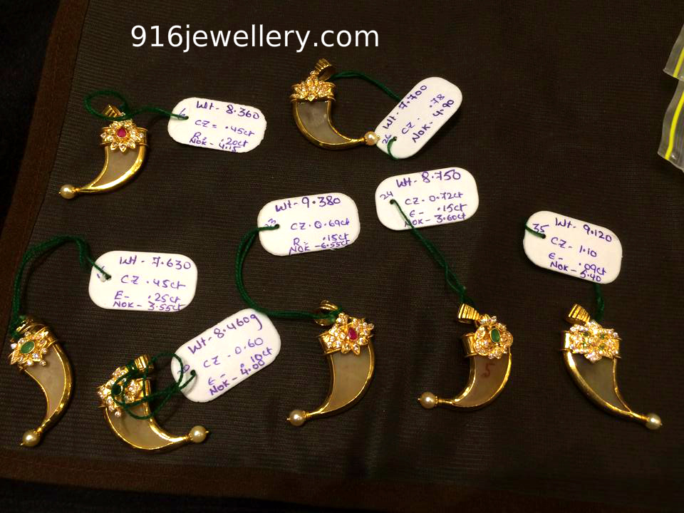 New Single tiger Nail lockets puligoru Lockets | SUDHAKAR GOLD WORKS