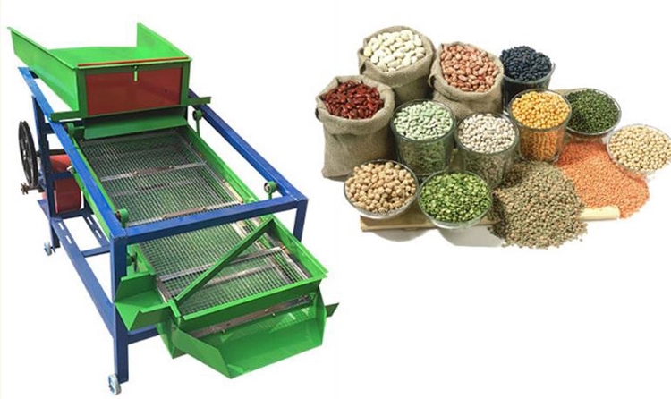 Grain linear screening machine