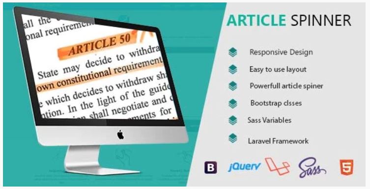 Turbo Article Spinner Article Rewriter 100% Unique Content Generator Tools