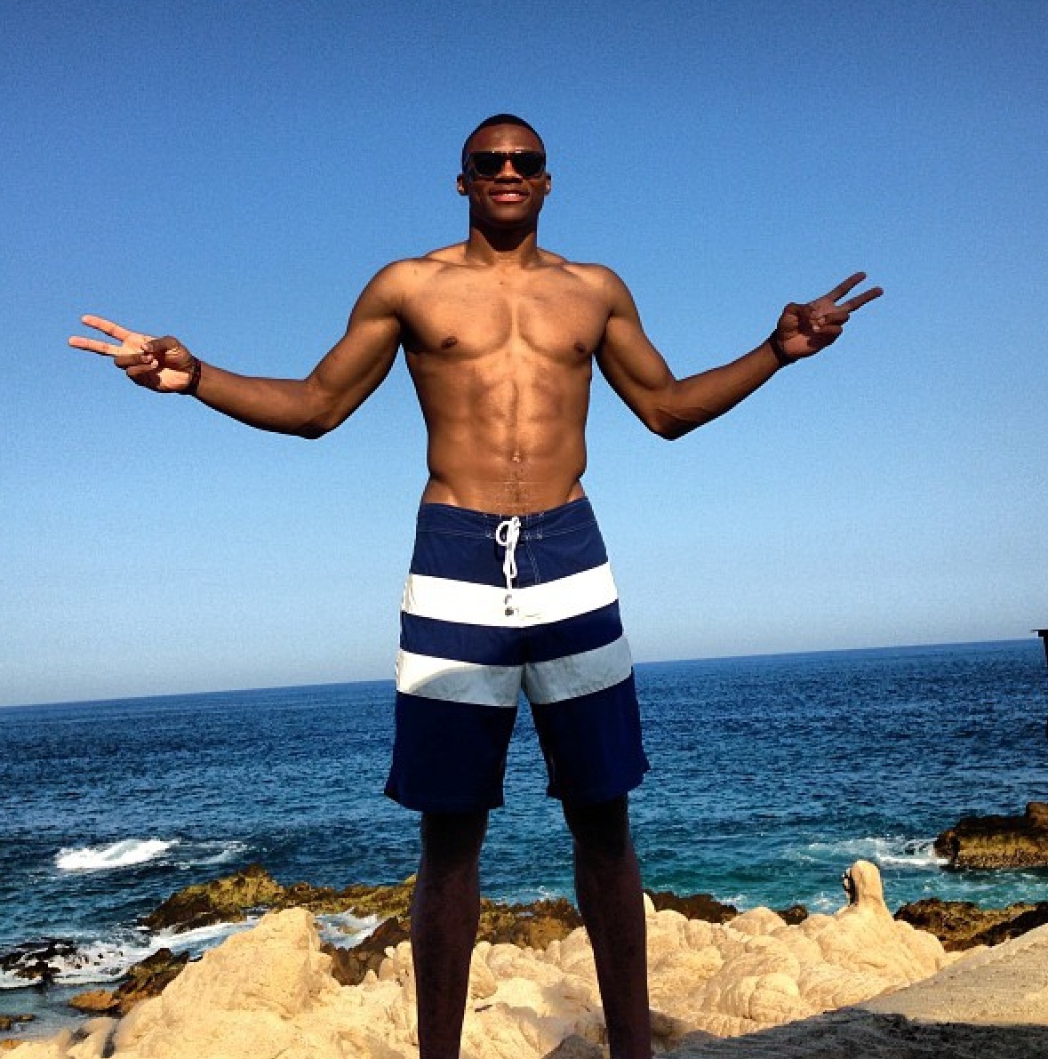 Russell Westbrook Shirtless