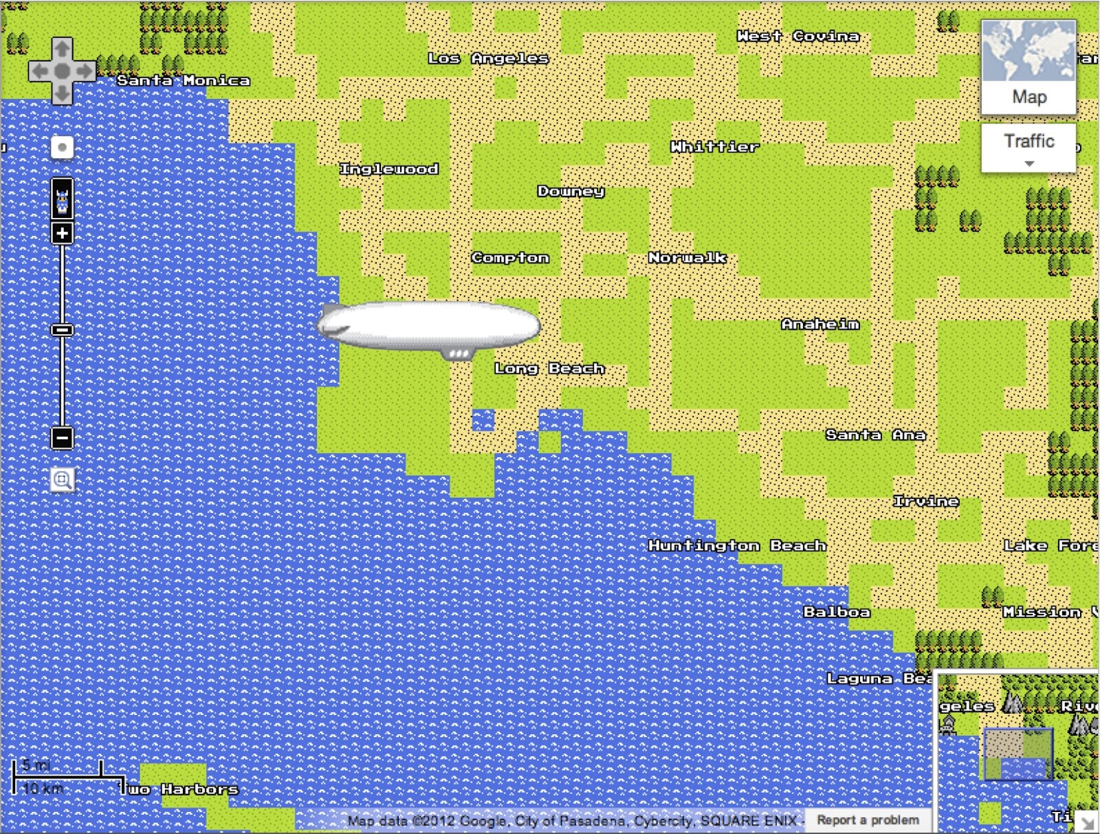 Airship Ventures: 8-Bit Tracking the Ship