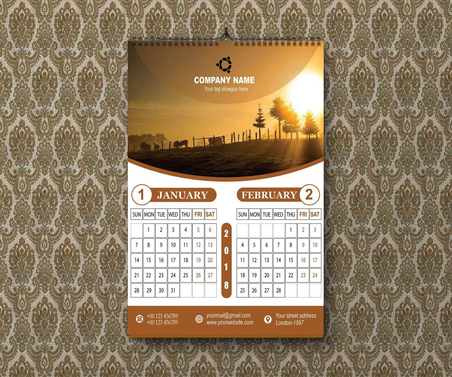 24 Desain Kalender