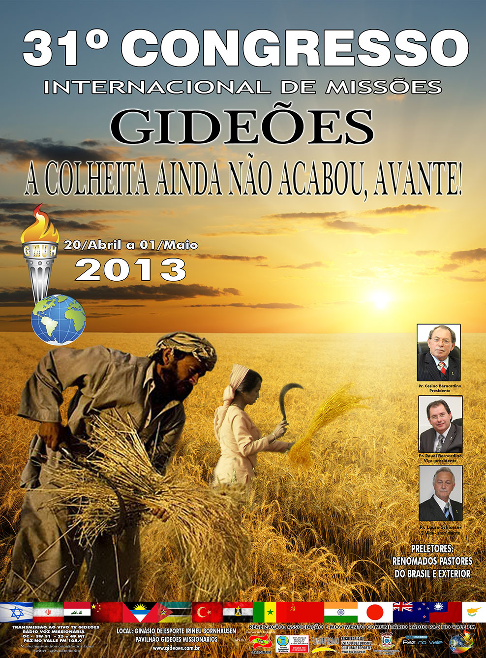 Confira a Lista de Pregadores doS Gideões 2013 - 31º Congresso ...