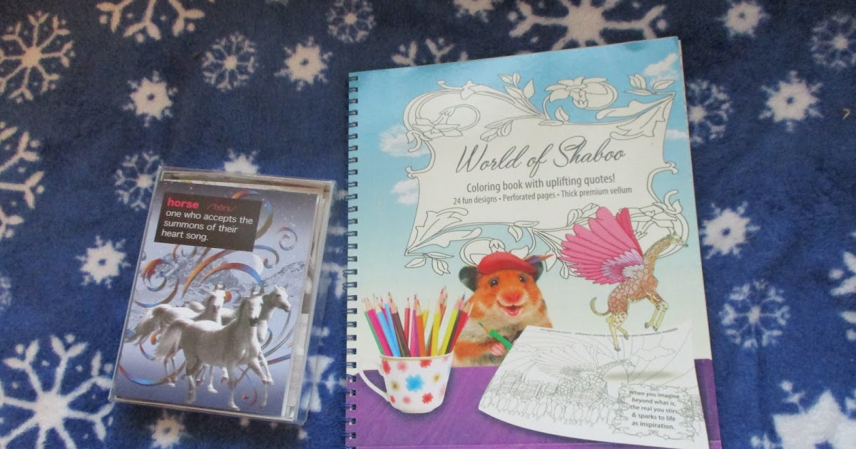 Missy's Product Reviews : Shaboo Prints Adult Coloring Book & Animal Cards