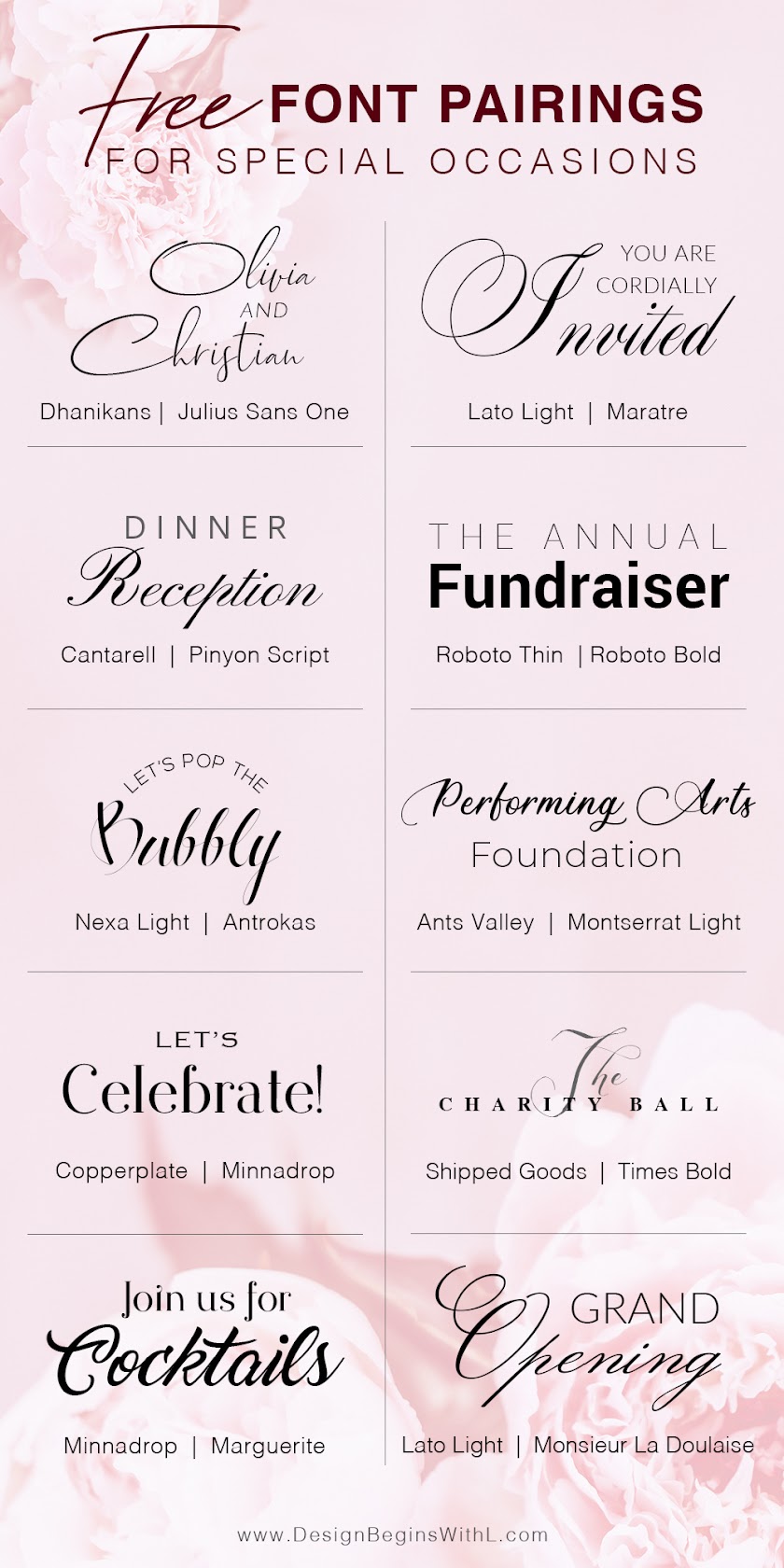 Free Fall Font Pairings For Commercial Use – Part 2