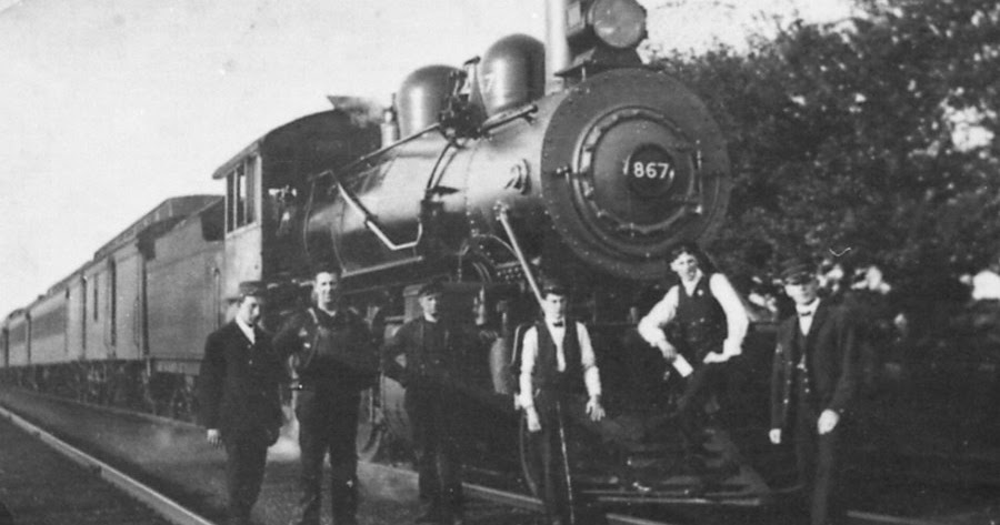 Eddie's Rail Fan Page: An historic early 1900's era photograph, from ...