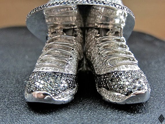 KIXIONARY WORLD: Air Jordan XI ‘Concord’ Diamond Pendant By IF and Co.