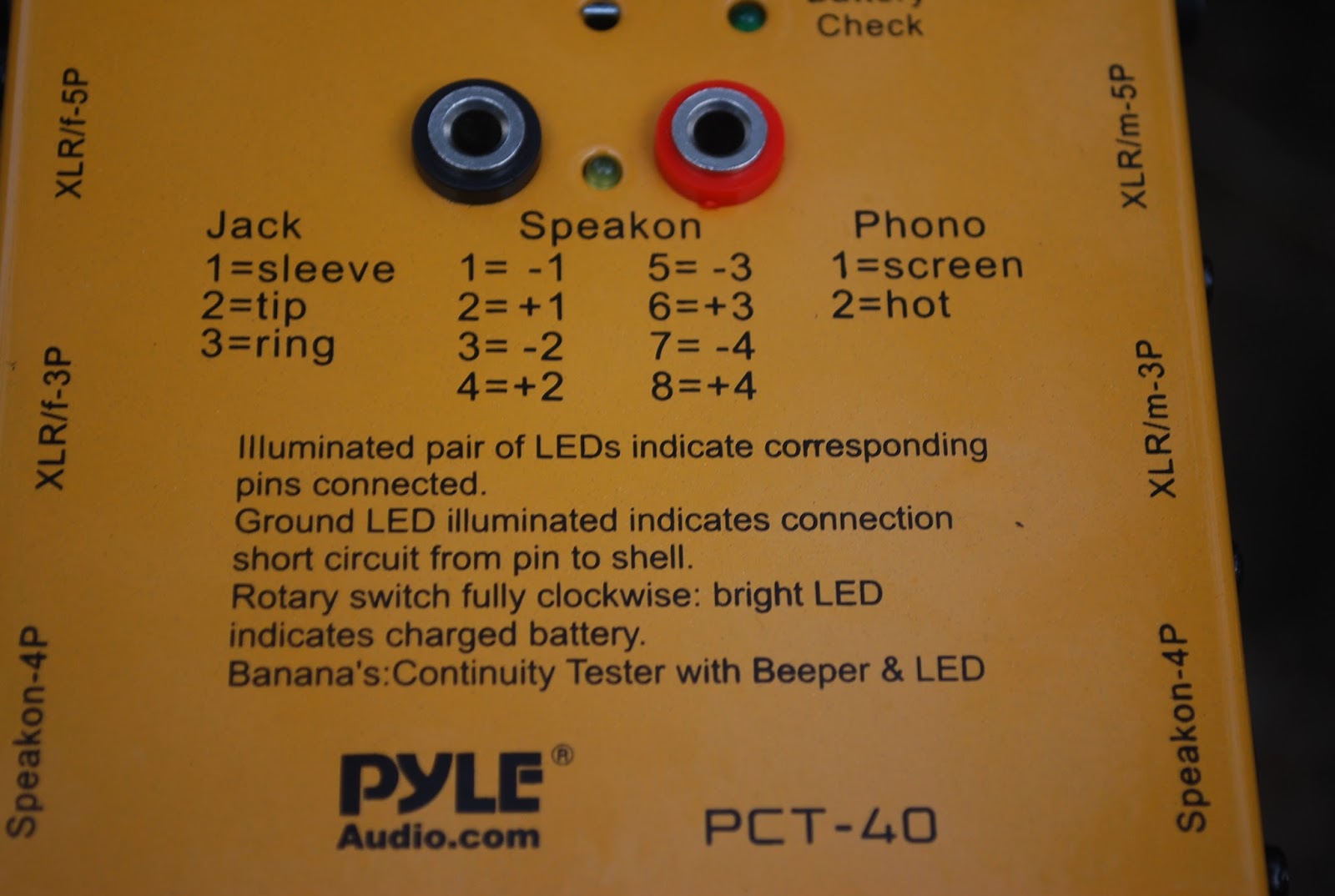 Rex and the Bass: Pyle Pyle-Pro PCT40 Cable Tester Review