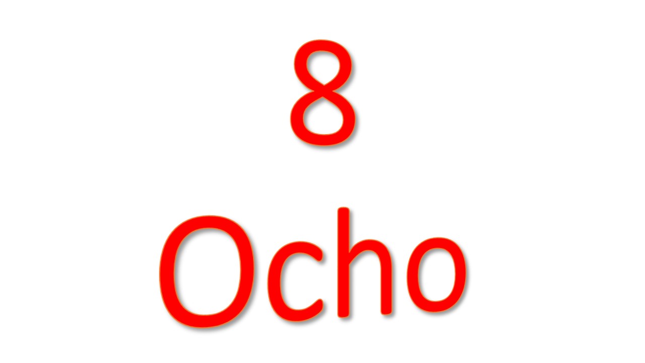 Biblioteca Virtual Lengua De Señas Colombianas: 8 OCHO Ocho ocho