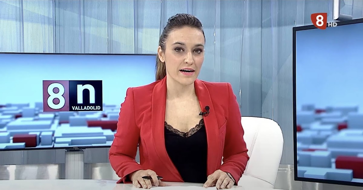 Miss Presentadoras TV: Laura Barros. Noticias 8 - La 8 Valladolid (14/1/21)