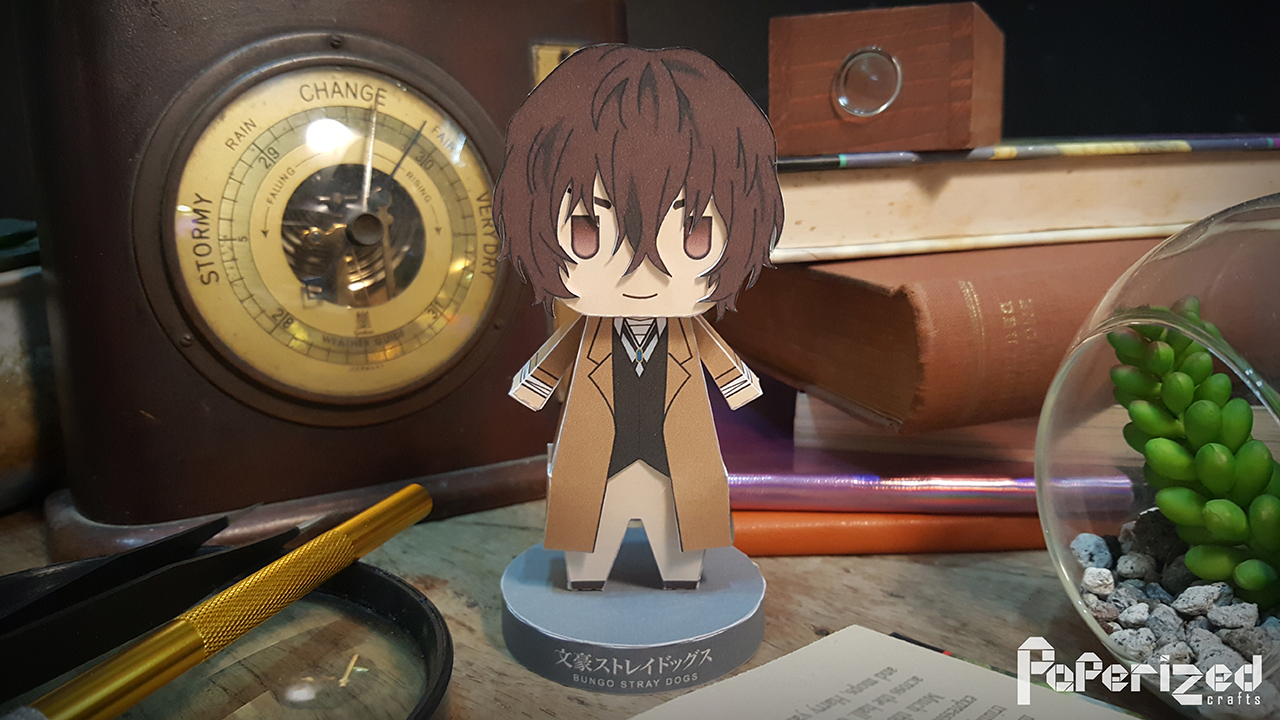Bungo Stray Dogs: Osamu Dazai Paperized | Paperized Crafts