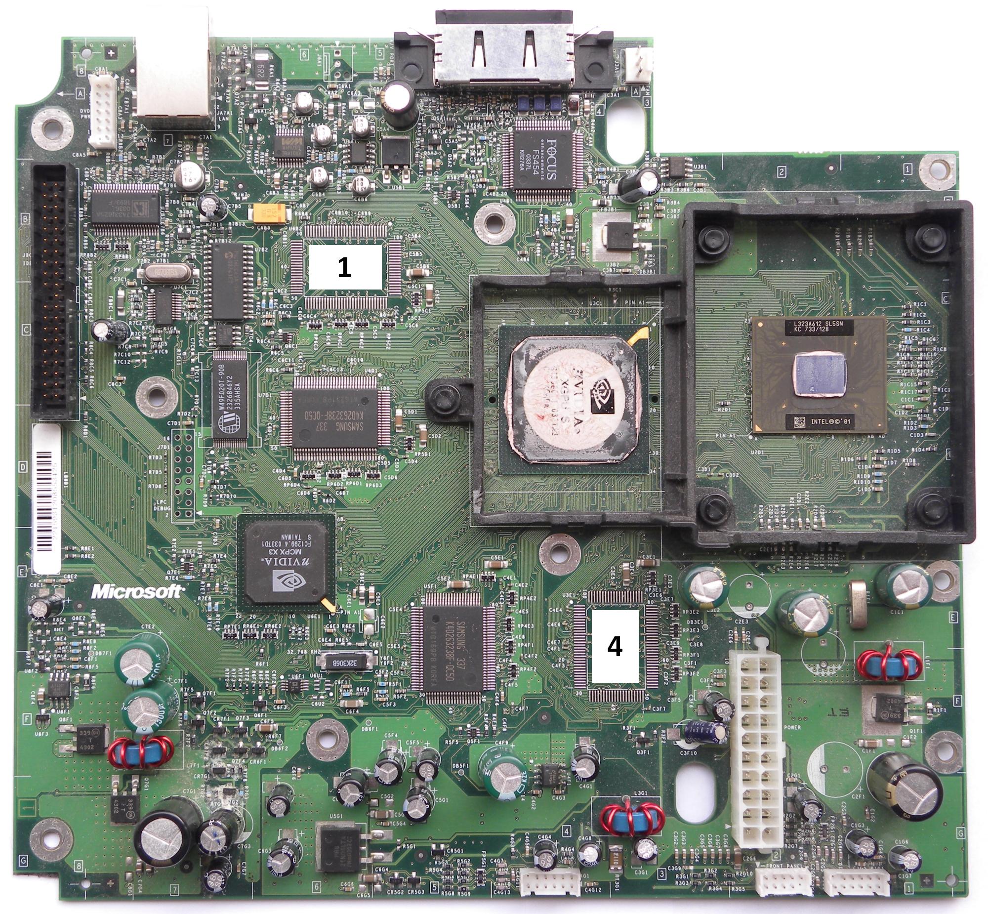 128MB !!! DUPLICAR MEMORIA RAM EN XBOX ORIGINAL, PASO A PASO - SEGA ...