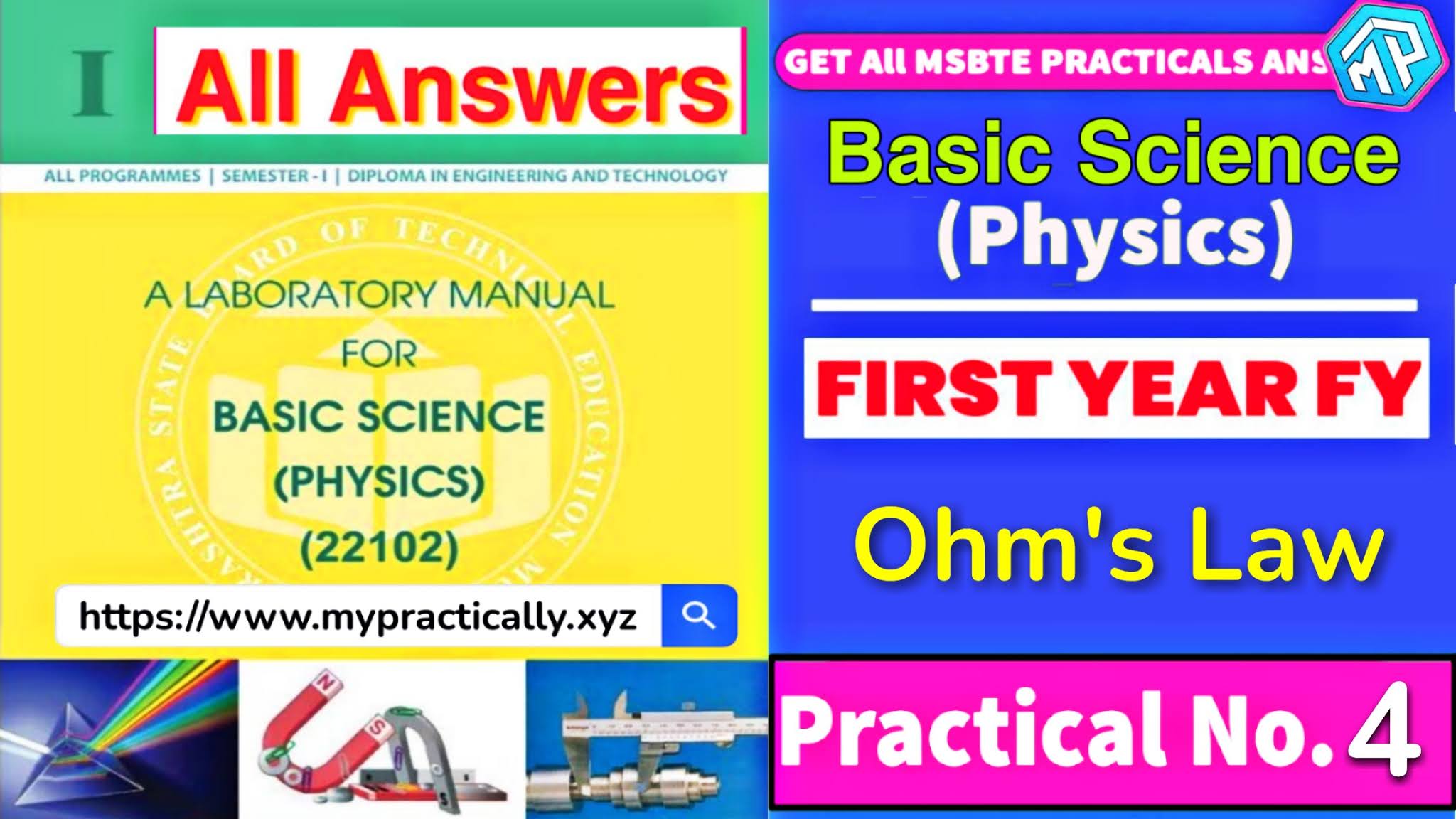 Ohms Law Practical Answers First Year Diploma Msbte Manuals Answers