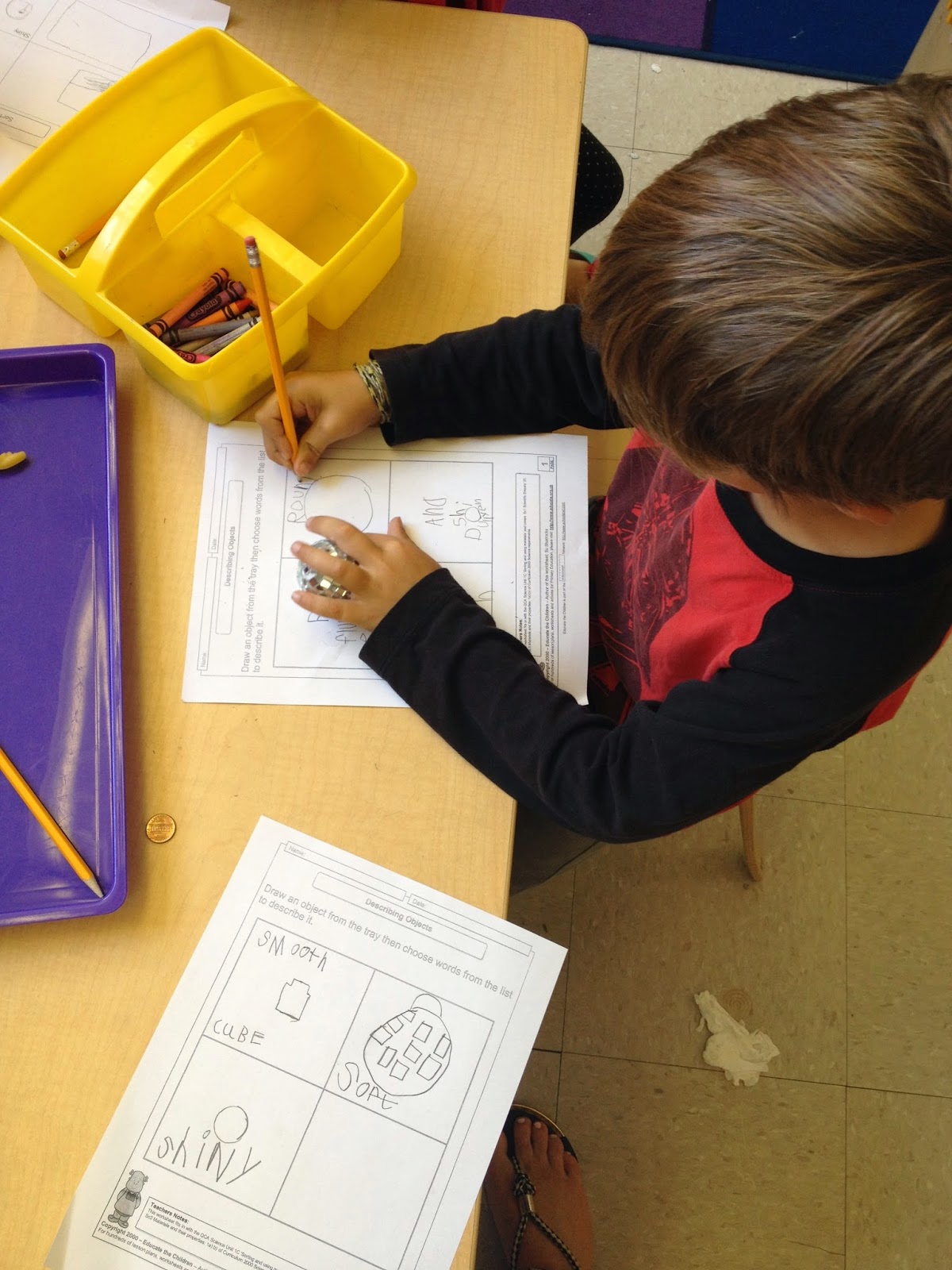 EVCS 2nd Grade 2014/2015: Classifying Objects and Materials