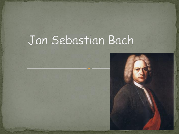 MUZYCZNA EKIPA: Klasa VI Z dziejów muzyki - Barok. Jan Sebastian Bach