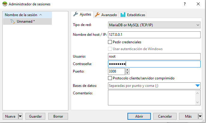 Prácticas en MariaDB