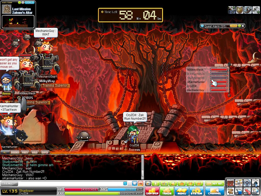 ~CryZ~: MapleStory Post "Zakum Run"