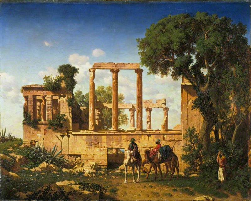 Spencer Alley: Picturesque Athens - Painted Views - Nineteenth Century