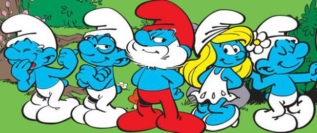 puffo forzuto cartone animato su club dei cartoni