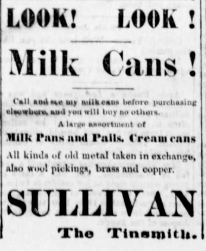 Pioneer & Vintage Advertisements: 1880's Advertisements