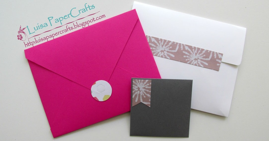 Luisa PaperCrafts: DIY Sobres hechos a mano