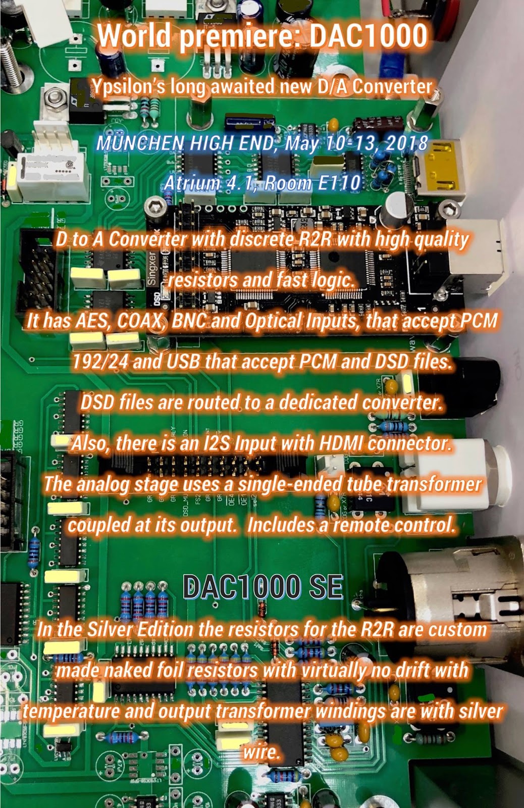 NEW YPSILON DAC 1000 – M & S | Ultimate High-Fidelity