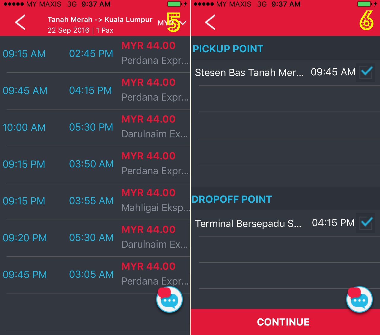 Cara mudah membeli tiket bas secara online menggunakan aplikasi ...